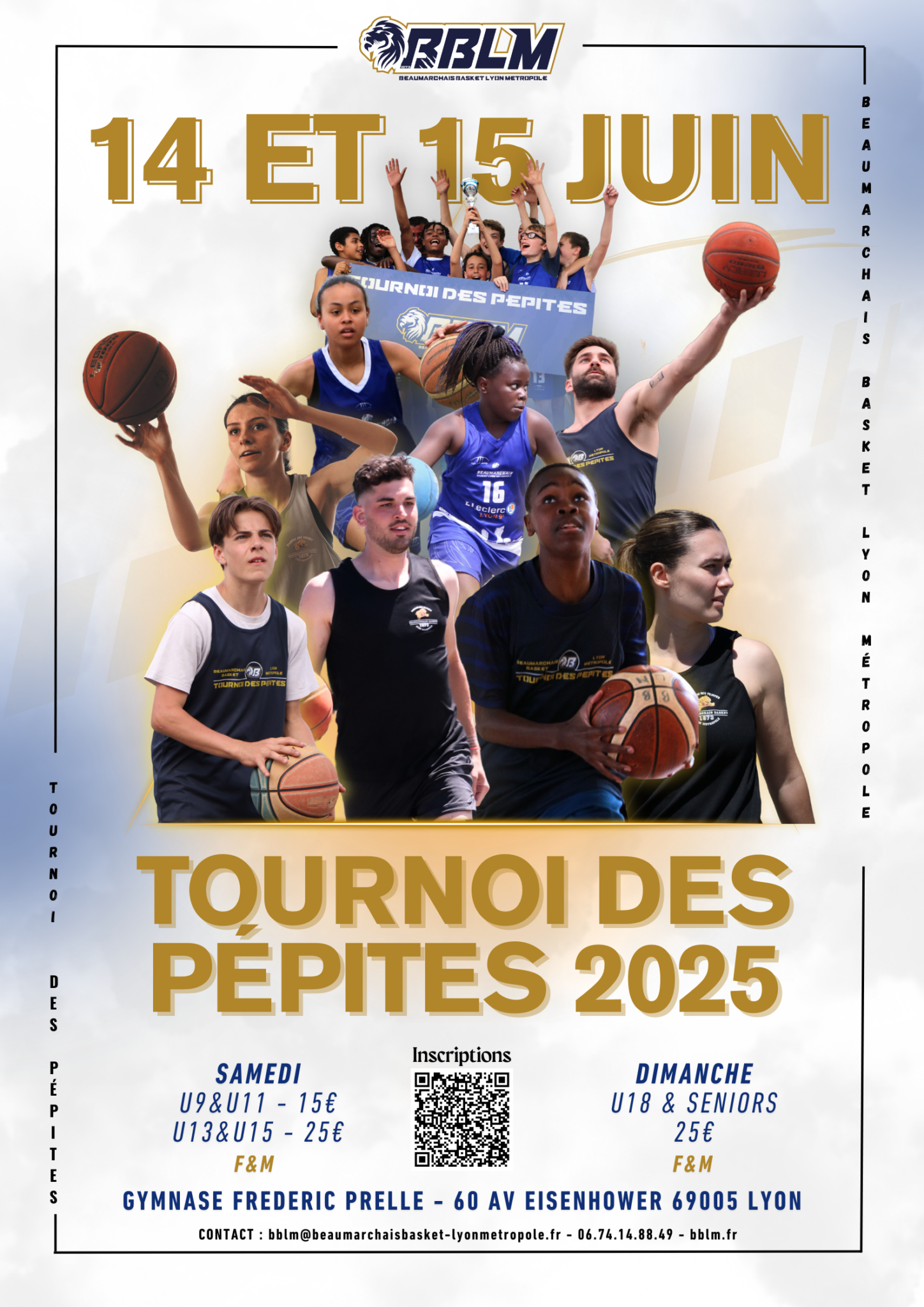 Tournoi des Pépites – 14 et 15 juin – BBLM